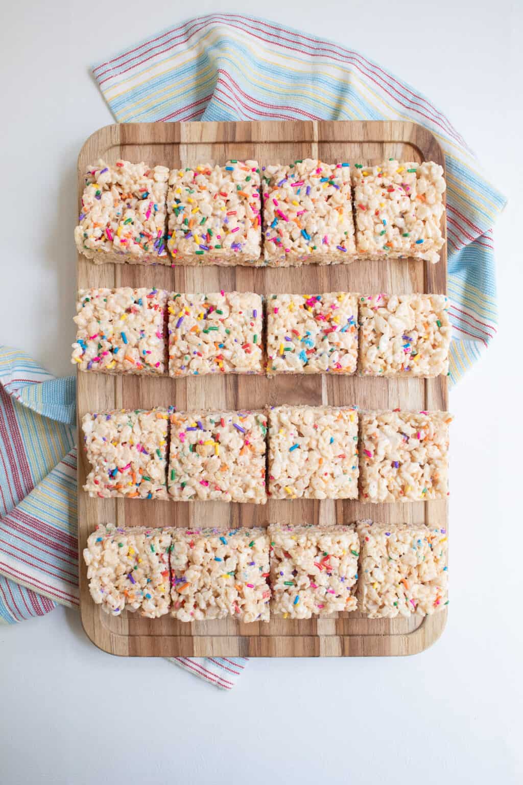 Homemade Birthday Cake Rice Krispie Treats | Plan. Eat. Post. Repeat.