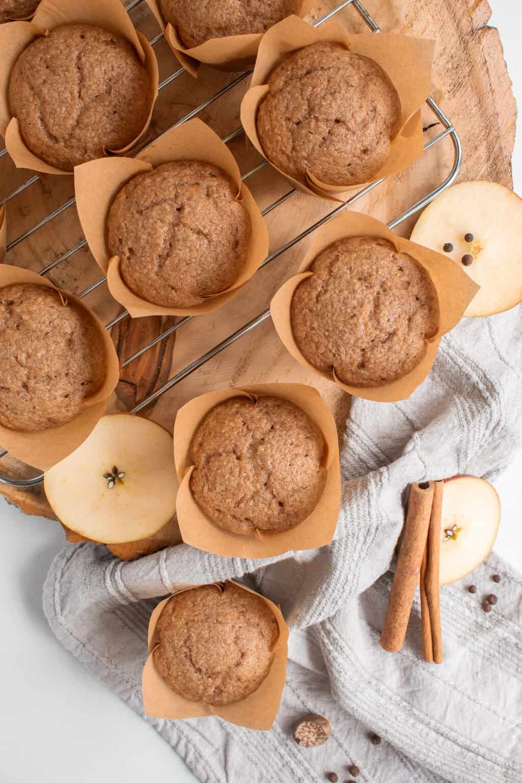 Applesauce Muffins with Spice Cake Mix | Plan. Eat. Post. Repeat.