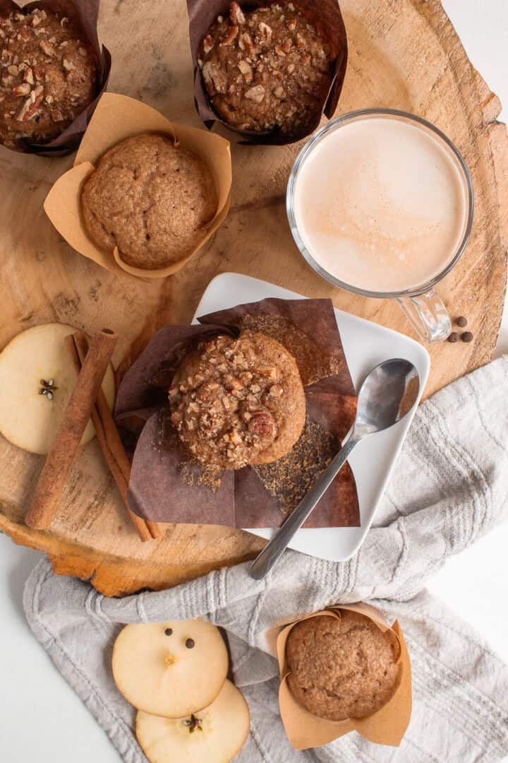 Applesauce Muffins with Spice Cake Mix | Plan. Eat. Post. Repeat.